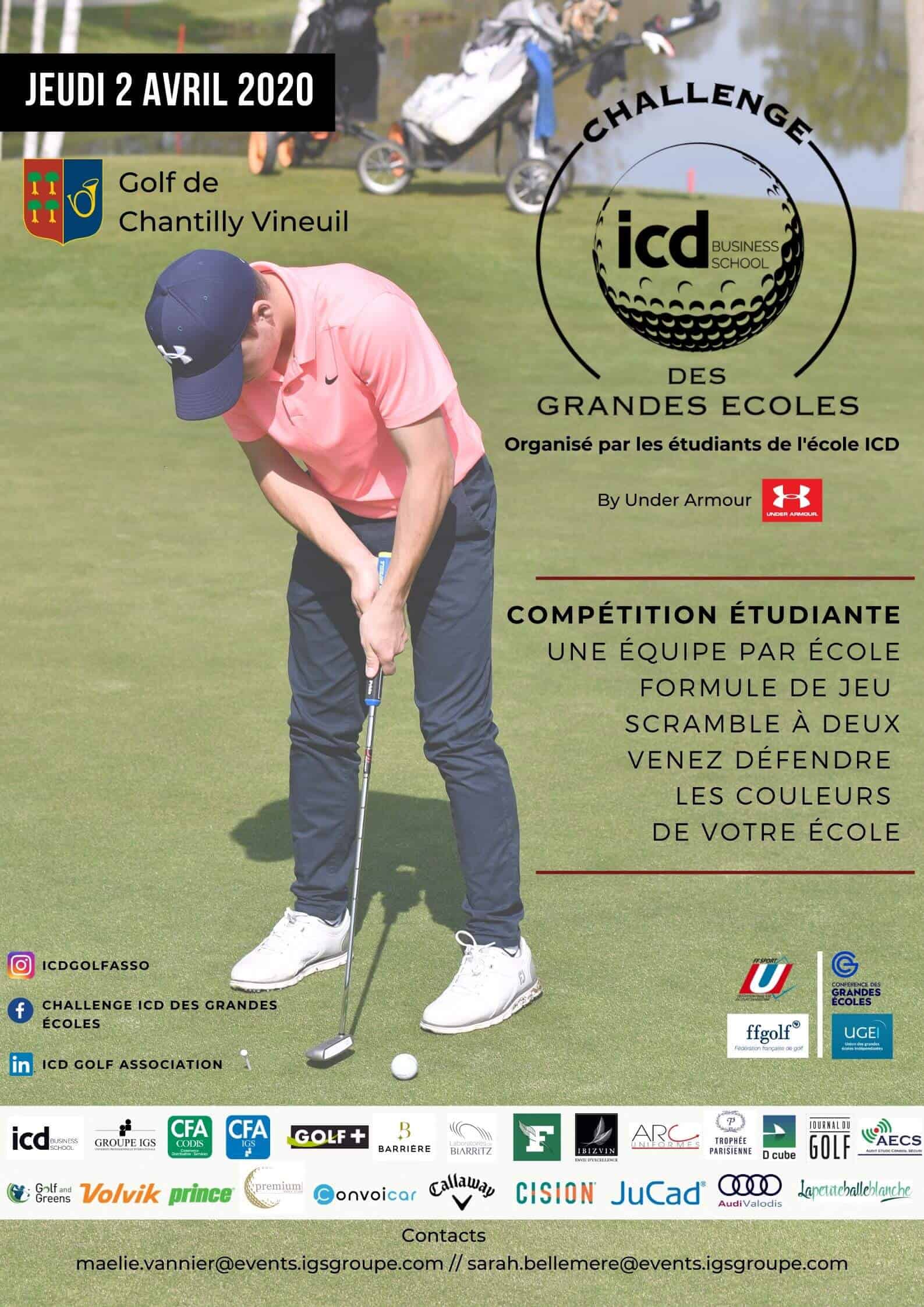 Découvrez l'ICD Golf Trophy 2020 et le Challenge des Grandes Ecoles | LPBB