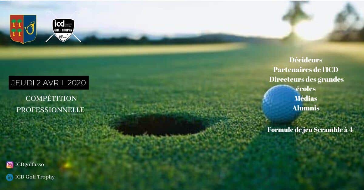 Découvrez l'ICD Golf Trophy 2020 et le Challenge des Grandes Ecoles | LPBB